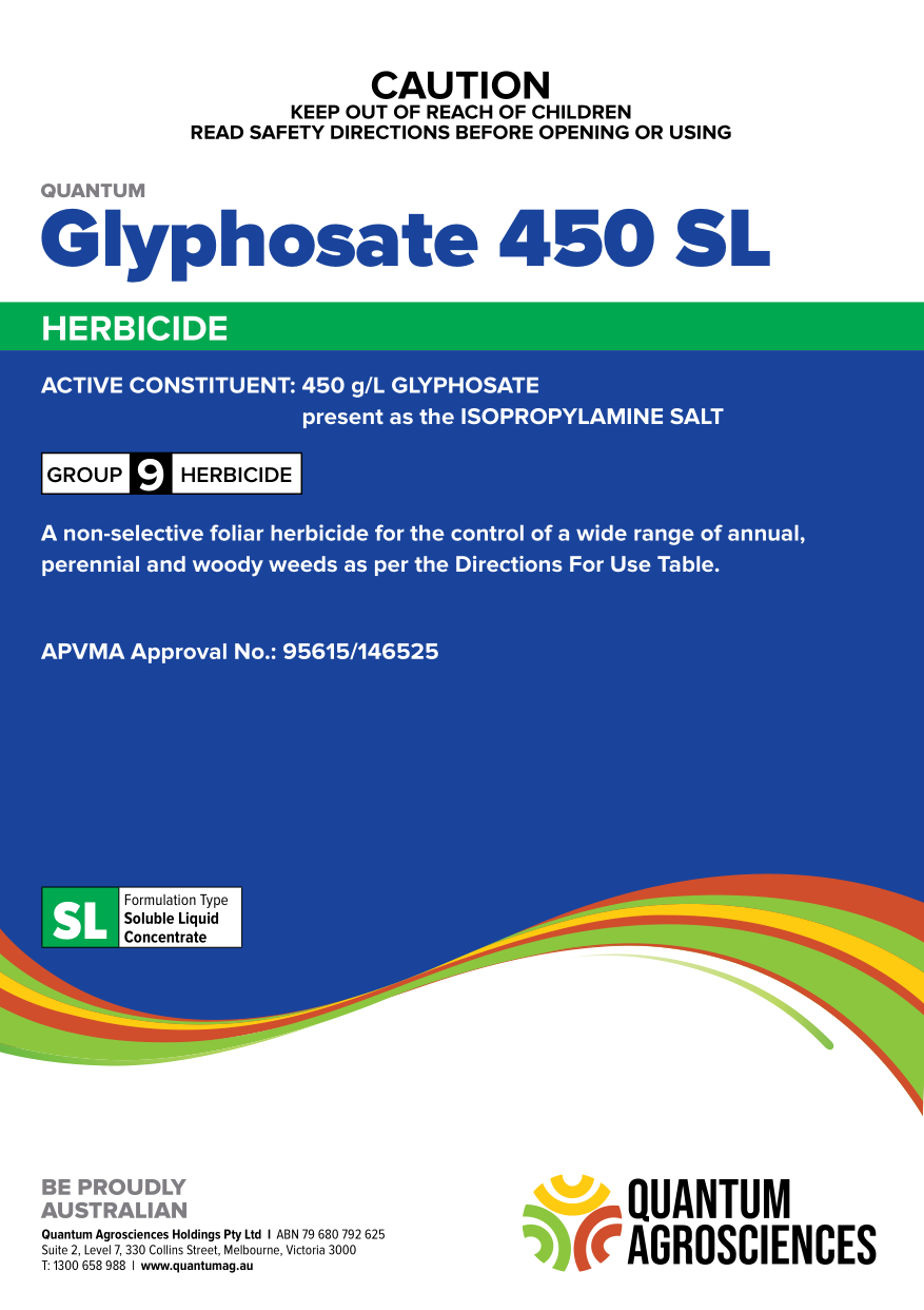 Glyphosate 450 SL – Quantum Agrosciences
